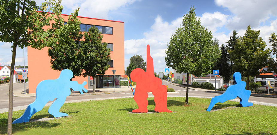 Stadt Erbach, Donau - die junge Donaustadt bei Ulm in Baden-Württemberg